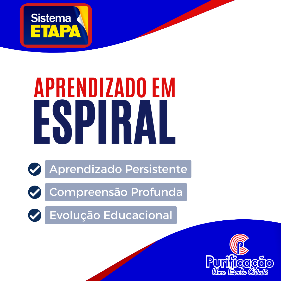 Aprendizado em Espiral – Sistema ETAPA – Colégio Purificacao